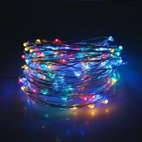 China Bright Battery Operated Fairy Lights 60 LED Silver Wire Waterproof Christmas Decorations for sale