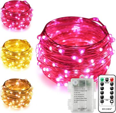 China 5W 2M Color Battery Operated Led String Lights For Indoor Outdoor Christmas for sale
