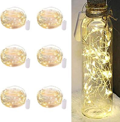 China Warm White 20 LED Mini String Lights Waterproof Copper Wire Firefly Starry Lights for sale