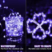 China Copper Wire Starry String Lights For Glow Party Body Paint  Flexible Black Light Fixture for sale
