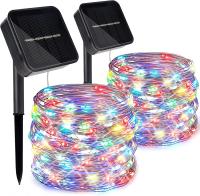 China 10m Solar Christmas String Lights Twinkle Modes Multicolor For Outdoor Tree for sale