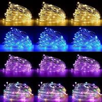 China Multi Colored String Lights Waterproof 20 Led Firefly Starry Moon Lights For Bedroom DIY Decor for sale