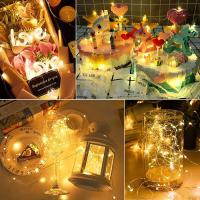 China Multi Colored String Lights Waterproof 20 Led Firefly Starry Moon Lights For Bedroom DIY Decor for sale