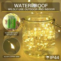 China Multi Colored String Lights Waterproof 20 Led Firefly Starry Moon Lights For Bedroom DIY Decor for sale