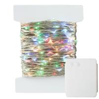 China Multi Color Battery LED Operated Outdoor Christmas Lights 40m Length 6V for sale