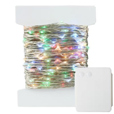 China Multi Color Battery LED Operated Outdoor Christmas Lights 40m Length 6V for sale