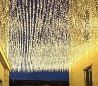 China 600 LM Waterproof Solar Powered String Lights 5V 500 Warm White Icicle Lights for sale
