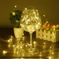 China Warm White DC 5V Copper Wire LED Lights Battery Operated 30M for DIY Wedding for sale