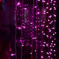 China Wedding Blue Icicle Solar Lights Multi Coloured 400 LED 40M Length for sale