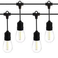 China Shatterproof White Outdoor Festoon Lights 240v 1500LM For Bistro Pergola for sale