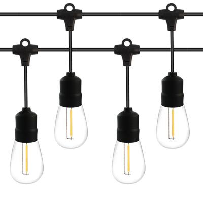 China Shatterproof White Outdoor Festoon Lights 240v 1500LM For Bistro Pergola for sale