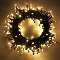 China Green Wire Warm Yellow Christmas Tree Lights 500 LED 50M Length 60HZ for sale