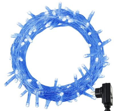 China Christmas Lights 500 LED Waitangi Day Drawing Room Party Decorations Plug In Blue for sale