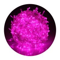 China 220V 30M Outdoor Garland Christmas Lights 300 Count LED Pink Fairy Lights For Bedroom for sale