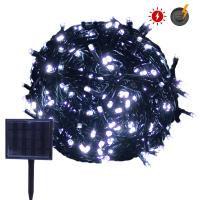 China 5V Cool White IP44 Solar Powered Twinkle Fairy Lights Outdoor Christmas Lights for sale