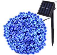 China 28V Decorative Blue Solar Christmas String Lights 400 LED 40m Length for sale