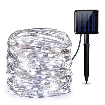China 30M Length Solar Christmas String Lights 250MA White Valentine's Day String Lights for sale