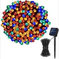 China 40M Length 300MA LED Multi Color Solar Powered Outside Christmas Lights for sale