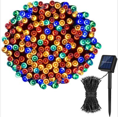 China 40M Length 300MA LED Multi Color Solar Powered Outside Christmas Lights for sale