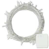 China Indoor Battery Operated Christmas Lights 6V IP44 100 LED With Remote for sale