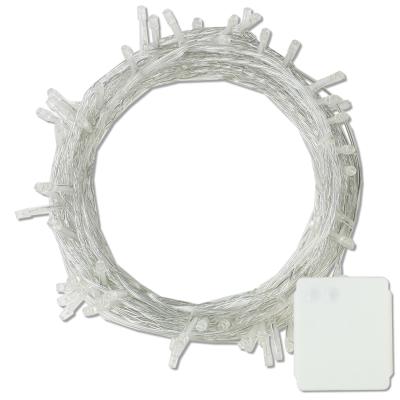 China Indoor Battery Operated Christmas Lights 6V IP44 100 LED With Remote for sale