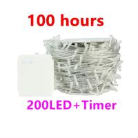 China 200 LED Battery Operated Christmas Lights 28V 20m Length Hanging Lights For Bedroom for sale