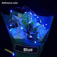China Decorative Blue Christmas Lights Battery Operated 20m length IP44 28V for sale