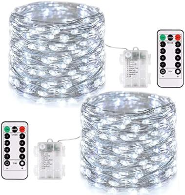 China 600 LED 60m Remote Control Battery Operated String Lights Outdoor 28V for sale