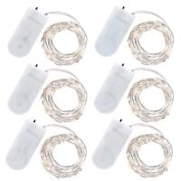 China Warm White Copper Fairy Lights Battery 3M CR2032 5V For Bedroom for sale