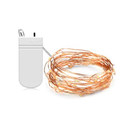 China Remote Control Copper Wire Fairy Lights Battery 10M DC 5V For Bedroom for sale