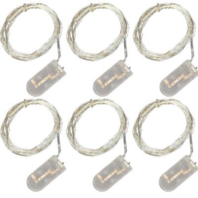 China Waterproof 20M Copper Wire Battery Lights 20 LED CR2032 For Decoration for sale