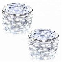 China IP65 Copper String Lights Battery Operated / Cool White LED Christmas Lights DC 5V for sale