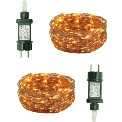 China LED Fairy Copper Wire Lights 300 LED DC 3V Super Bright 30m Length for sale