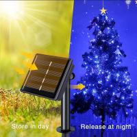 China Waterproof Copper Wire Solar Lights 500 LED 50m Length IP65 For Yard for sale