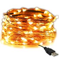 China 500LM Remote Control 5V USB Fairy String Lights Waterproof With Battery Case for sale