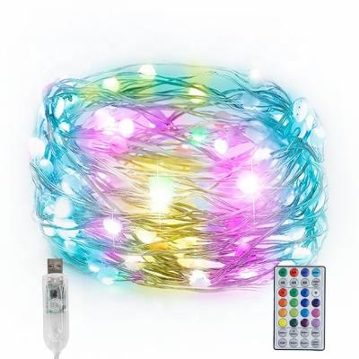 China 20m Length 5V USB String Lights 150 LED Multi Coloured Christmas Tree Lights for sale