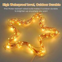 China DC 5V 100 LED Christmas Tree Lights IP65 Ceiling String Lights For Bedroom for sale
