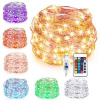 China Decorative 200 LED USB String Lights Firefly USB 500LM For Bedroom for sale