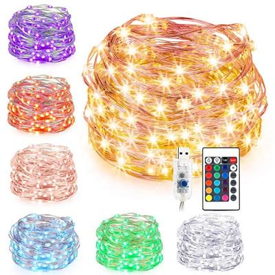 China Decorative 200 LED USB String Lights Firefly USB 500LM For Bedroom for sale