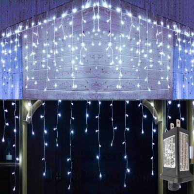 China Connectable Easter Icicle Lights 100 LED 10M Length Cold White for sale