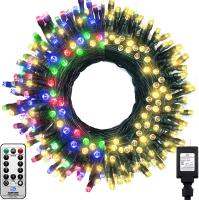 China 8 Modes Indoor Christmas Fairy Lights 19.6ft 220V 700 LED Dripping Icicle Lights for sale