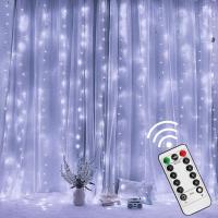 China Living Room LED Curtain Fairy Lights 9M Length IP44 600 LM Indoor Wall Decorations for sale