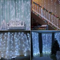 China Living Room LED Curtain Fairy Lights 9M Length IP44 600 LM Indoor Wall Decorations for sale
