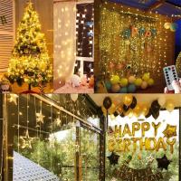 China 9M Warm White String LED Curtain Lights 8 Modes Connectable For Halloween for sale