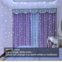 China Dimmable 600 LM White LED Curtain Lights 230V Remote For Valentines for sale