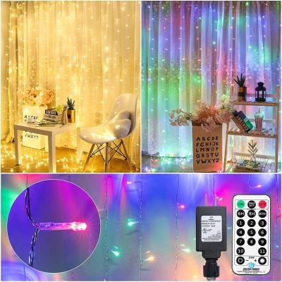 China 8 Modes Halloween LED String Lights Curtain 6M Connectable for Bedroom Indoor for sale