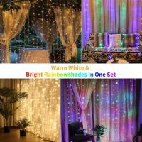 China 8 Modes Halloween LED String Lights Curtain 6M Connectable for Bedroom Indoor for sale