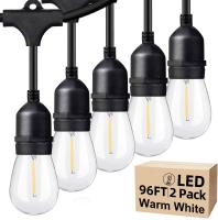 China 25 Bulbs Waterproof Outdoor Festoon Lights 240V Ambiance Patio For Wedding for sale