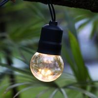 China Commercial Dimmable Solar Festoon String Lights 1500LM 24V Outdoor Shatterproof for sale