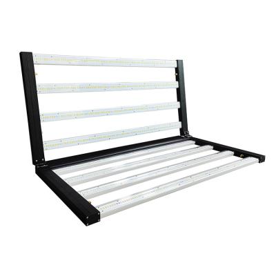 China Dimmable 600w Full Spectrum LED Grow Lights Bar Foldable 2.8 mol/J EFF for sale